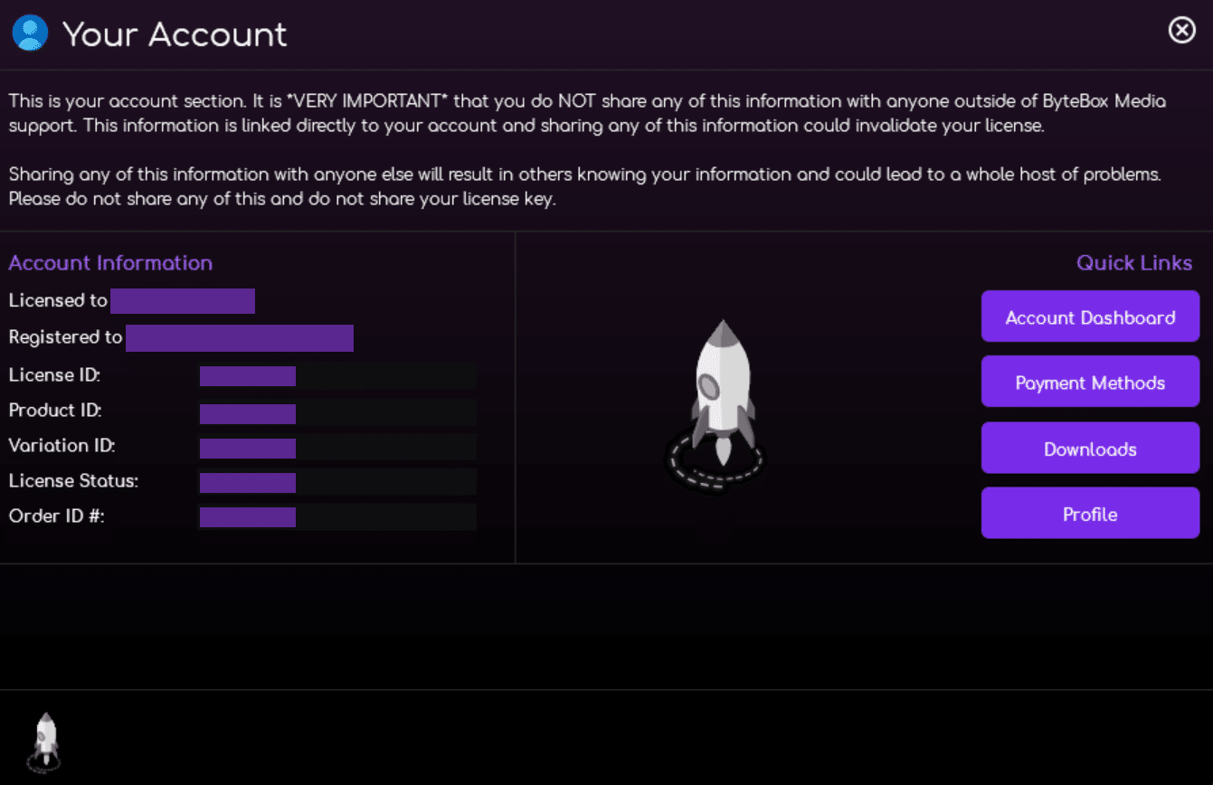 Your Account – ByteBox Media Support